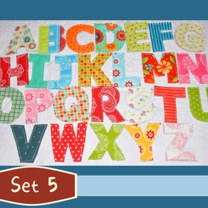 Fabric Alphabet Letters for Montessori, Sensory and Tactile Learning ...