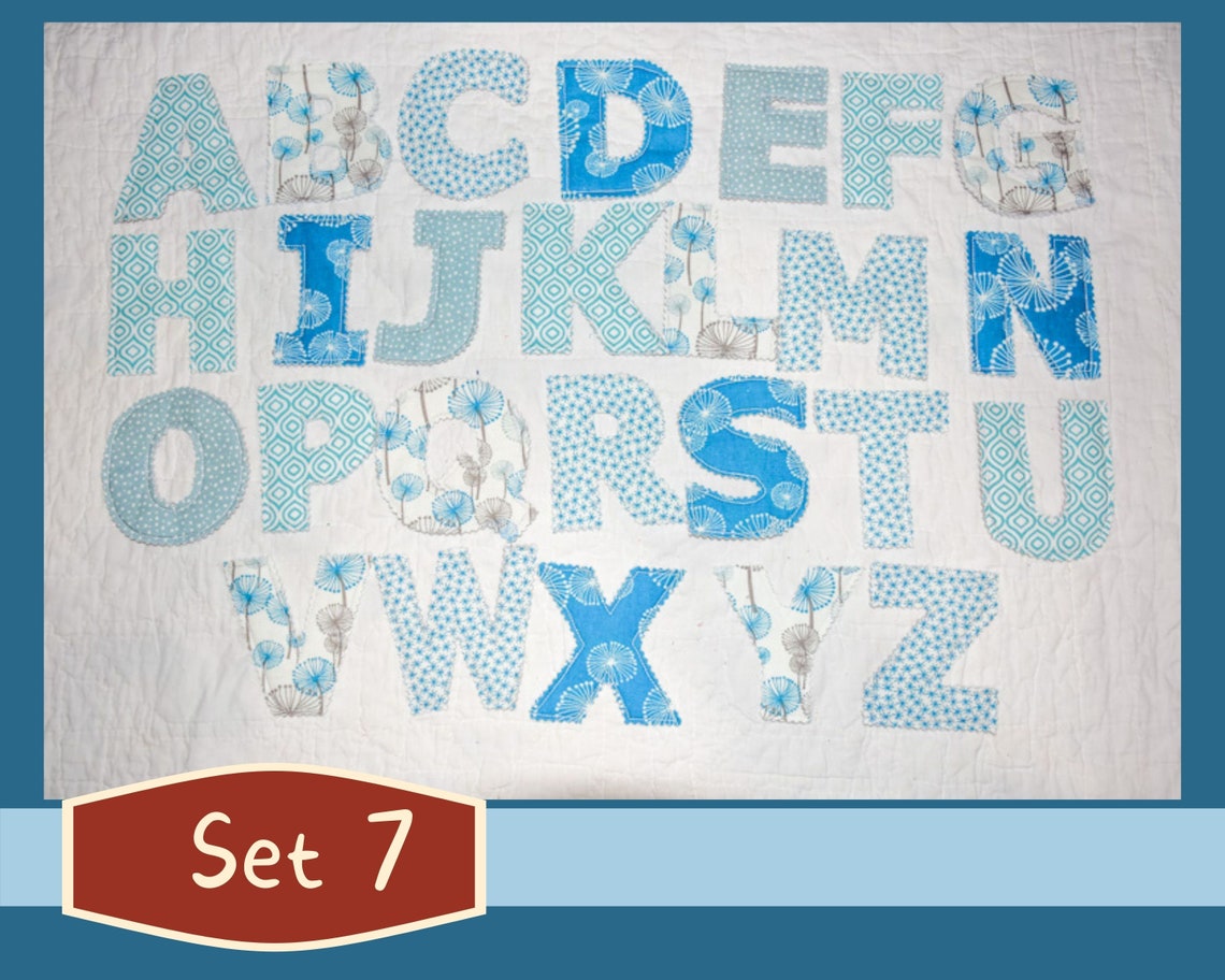 Fabric Alphabet Letters for Montessori Sensory and Tactile | Etsy