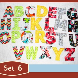 Fabric Alphabet Letters for Montessori, Sensory and Tactile Learning ...