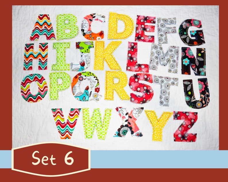 Fabric Alphabet Letters for Montessori Sensory and Tactile | Etsy