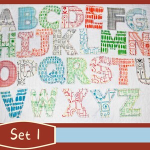 Fabric Alphabet Letters for Montessori, Sensory and Tactile Learning ...