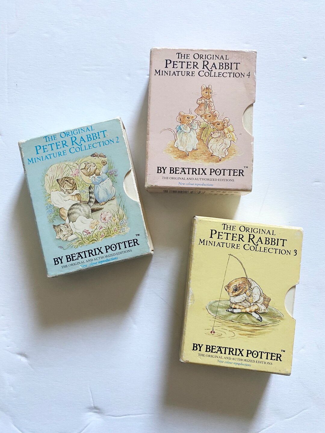 The Original Peter Rabbit Miniature Collection - Beatrix Potter - Box ...