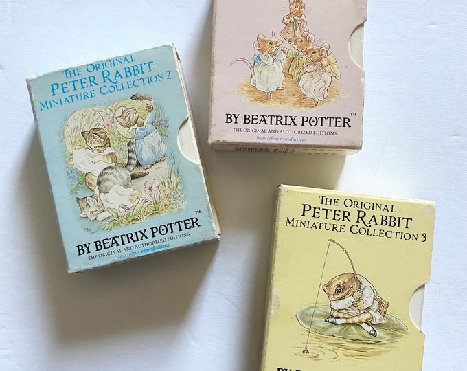 The Original Peter Rabbit Miniature Collection - Beatrix Potter - Box ...