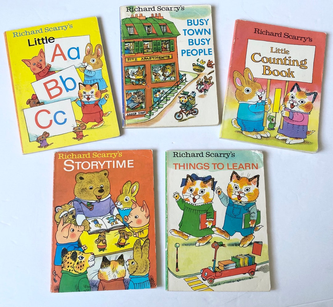 Richard Scarry’s Best Little Books Ever - 1976 - Vintage Richard Scarry ...