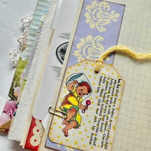 Handmade Baby Girl Junk Journal - Memory Book - Keepsake Baby Book ...