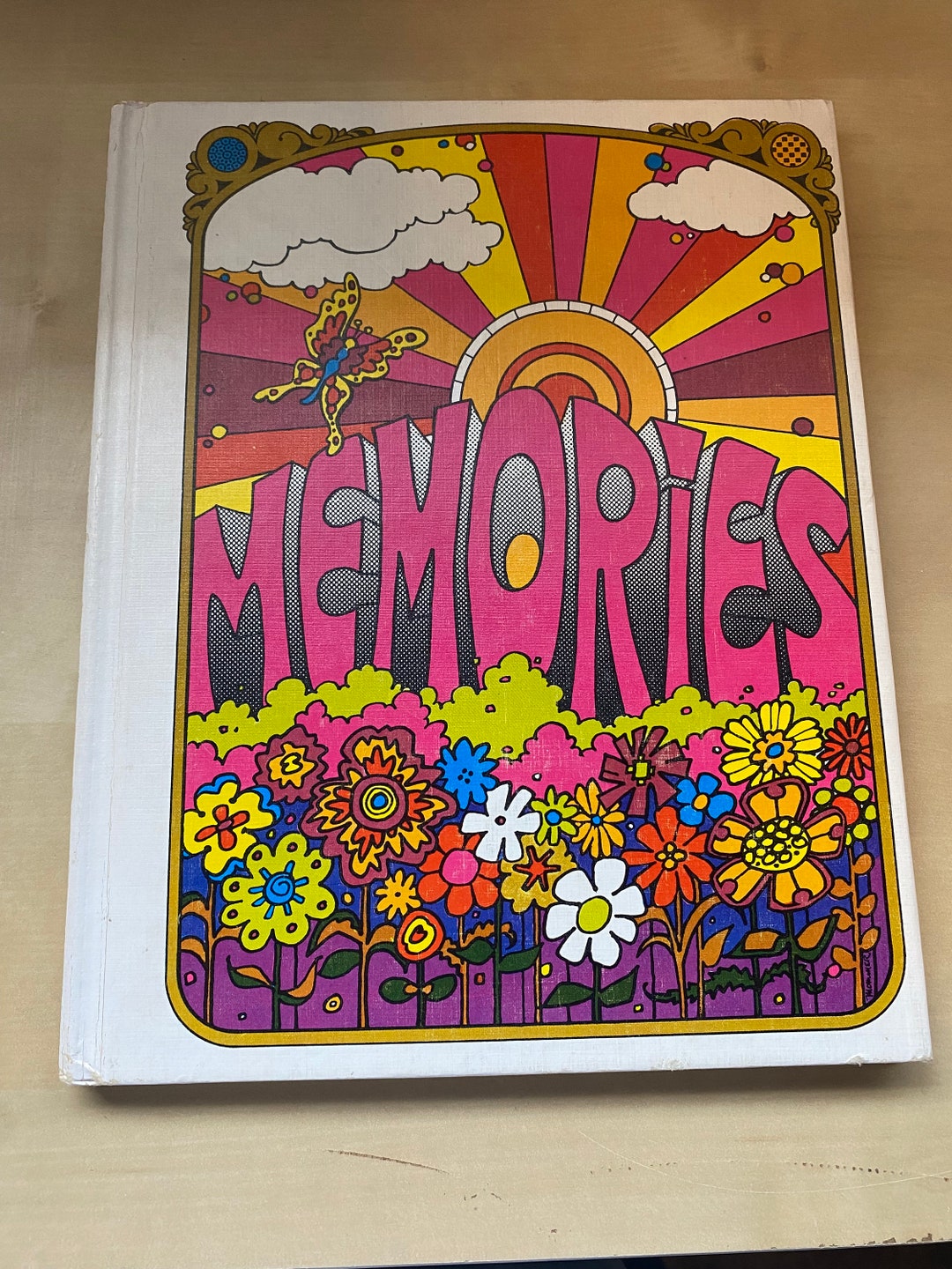 Vintage 1971 Memories Book High School Senior Year Keepsake - Etsy