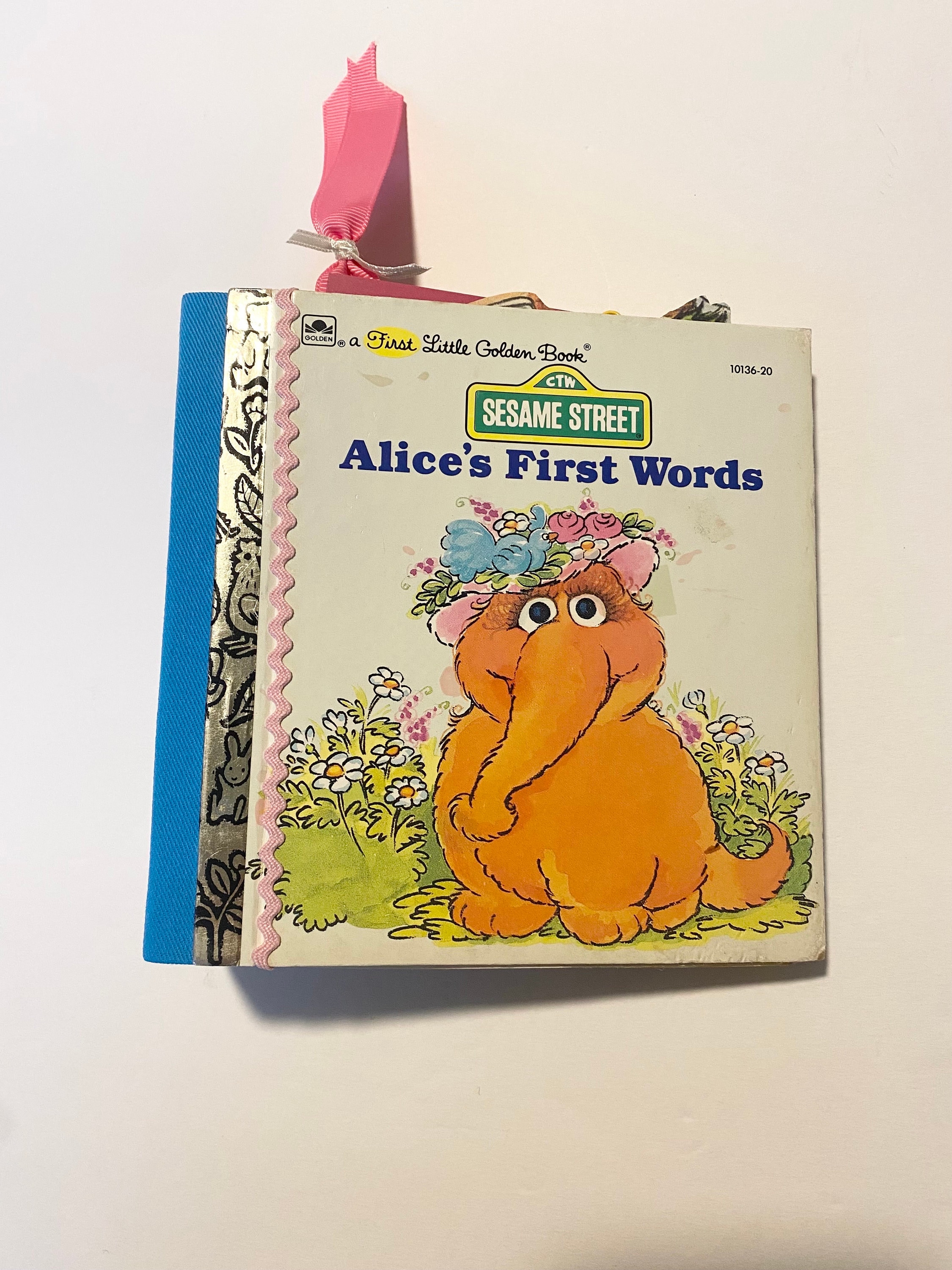 Handmade Junk Journal A First Little Golden Book Alices First Words ...
