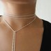 Sterling Silver Braided Rope Chain Wrap Necklace - Etsy
