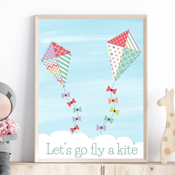 Lets Go Fly a Kite - Etsy