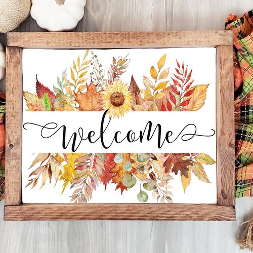 Fall Printable Sign Fall Wall Art Printable Art Autumn - Etsy