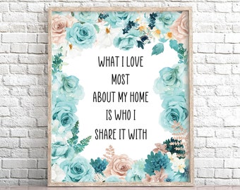 What I Love Most About My Home - Etsy