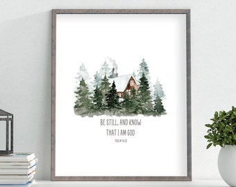 Cabin Bible Verse | Etsy