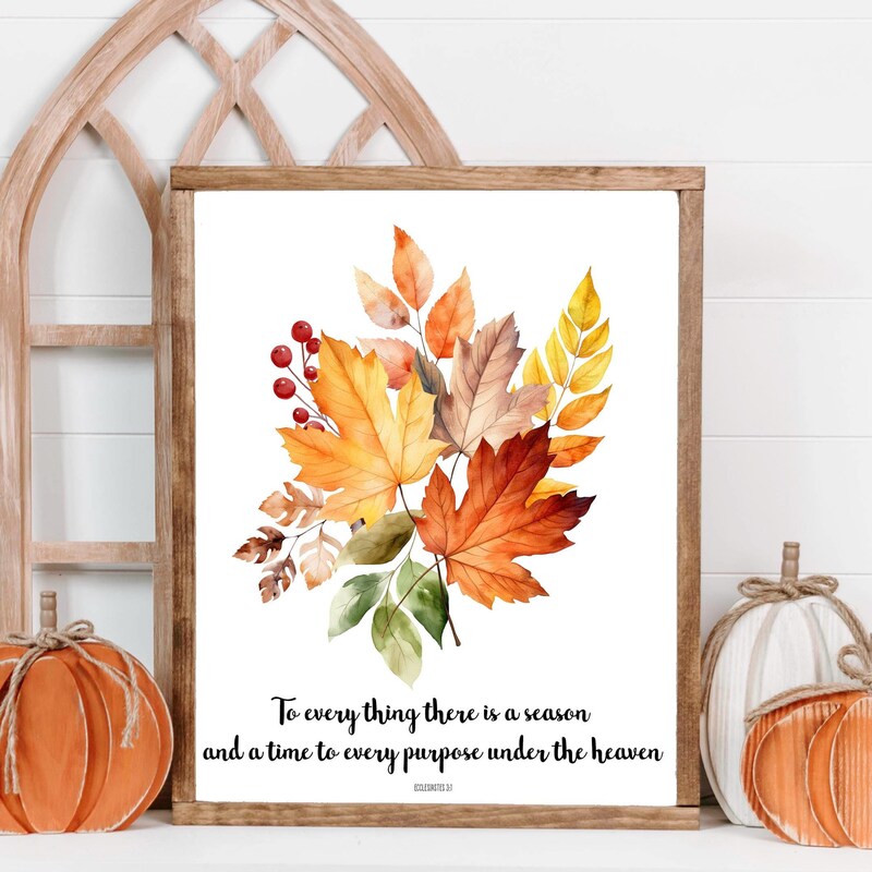 Religious Fall Decor - Etsy