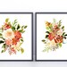 Autumn Bouquet Printable Farmhouse Flowers Set of Two 8x10 and - Etsy
