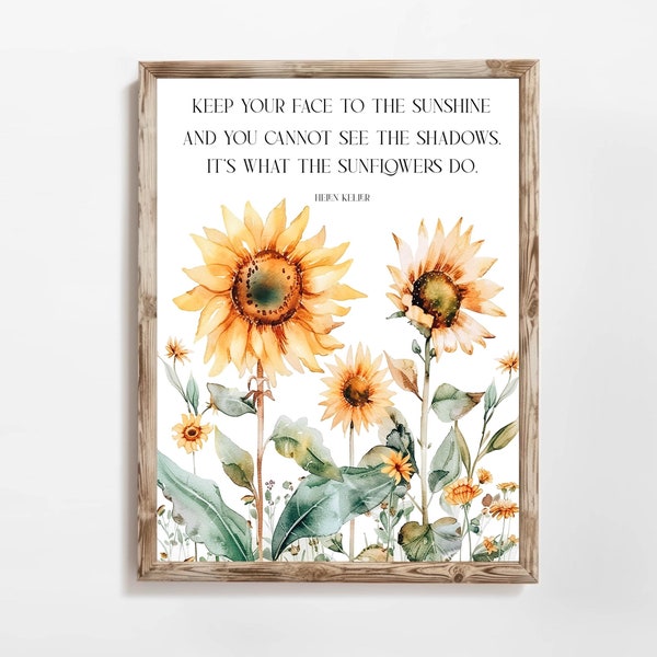 Helen Keller Quote - Etsy