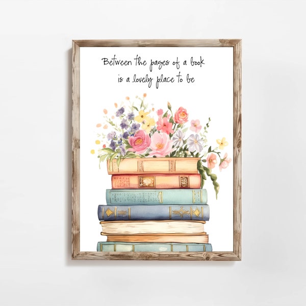 Book Lover Art - Etsy