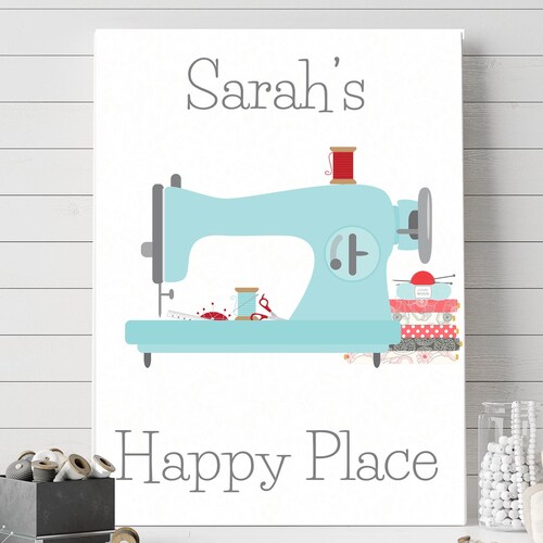 Personalized Sewing and Craft Room Sign Embroidery Decor - Etsy