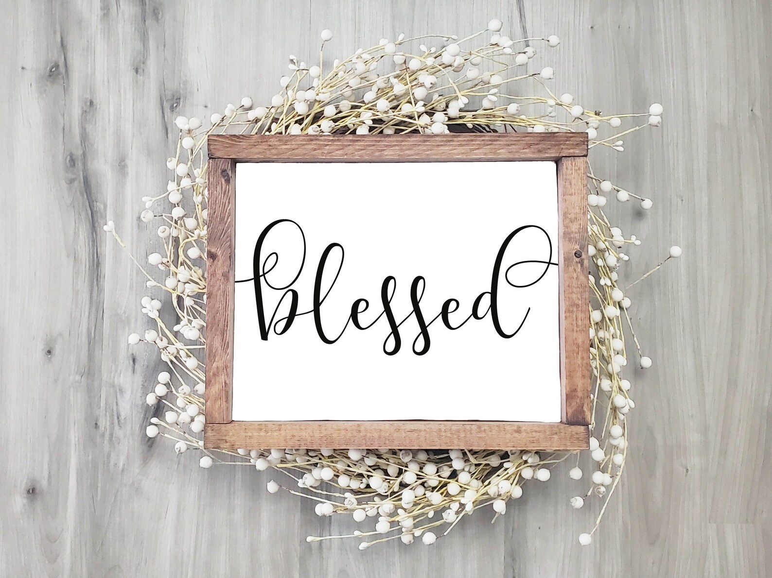 Blessed Printable Home Decor Sign Minimalist Decor 4x6 5x7 | Etsy