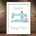 Personalized Craft Room Printable Sign Craft Room Art Home Decor Sewing ...