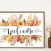 Welcome Fall Printable Wall Art Fall Leaves Sign 5x7 8x10 11x14 16x20 ...