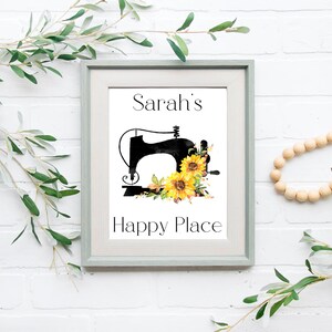 Personalized Craft Room Printable Craft Room Sign Home Decor Sewing ...