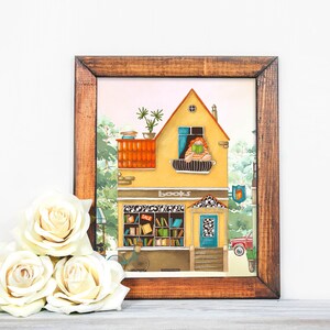 Book Shop Sign Printable Books Decor Sign Whimsical Decor 5x7 8x10 ...