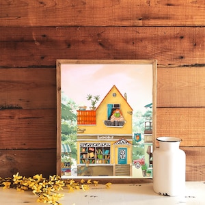 Book Shop Sign Printable Books Decor Sign Whimsical Decor 5x7 8x10 ...