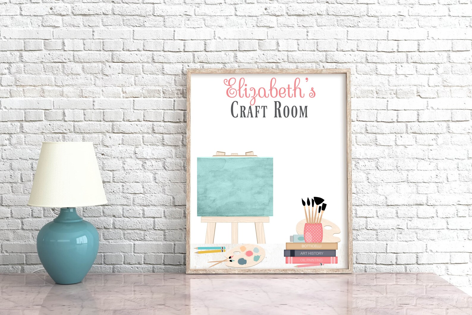 Craft Room Printable Personalized Art Room Sign Art Supplies - Etsy