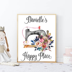 Personalized Craft Room Printable Craft Room Sign Home Decor Sewing ...