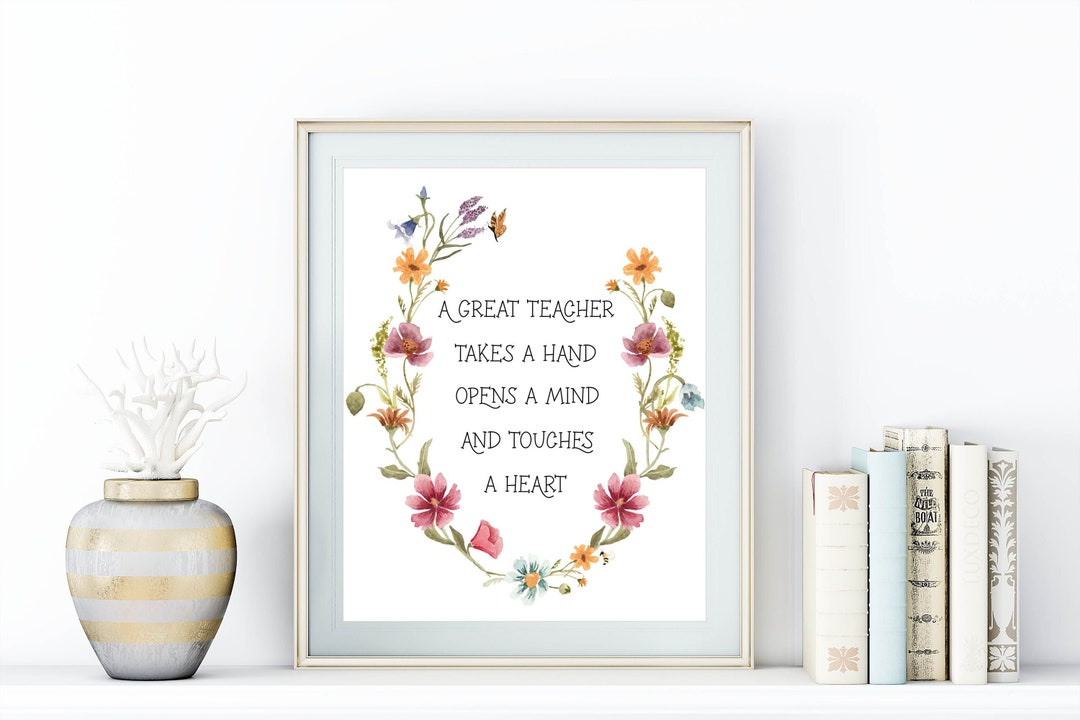 Teacher Printable Teacher Quote Motivational Quote Inspirational Quote ...