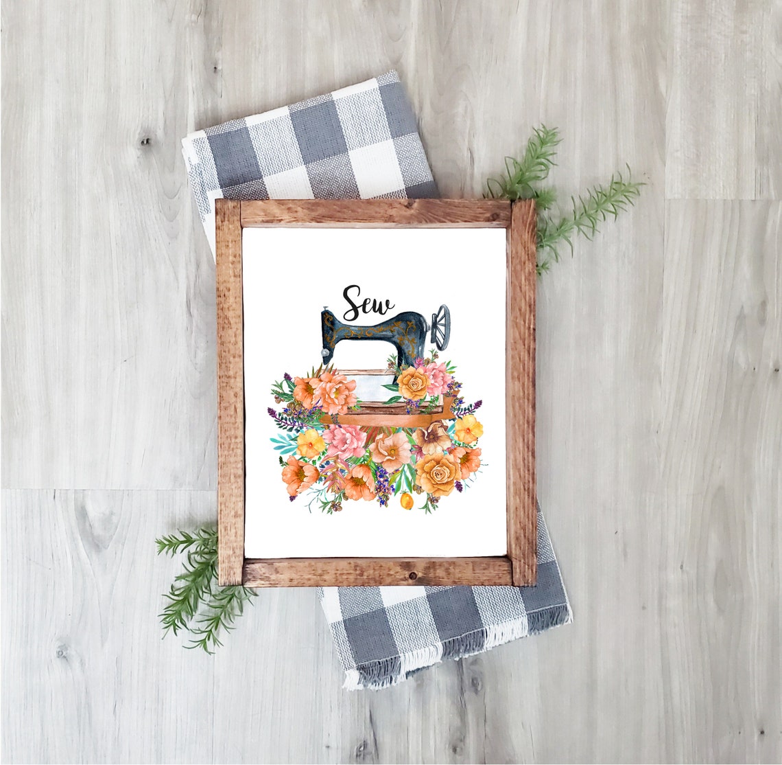 Sew Printable Art Vintage Sewing Printable Craft Room Sign - Etsy