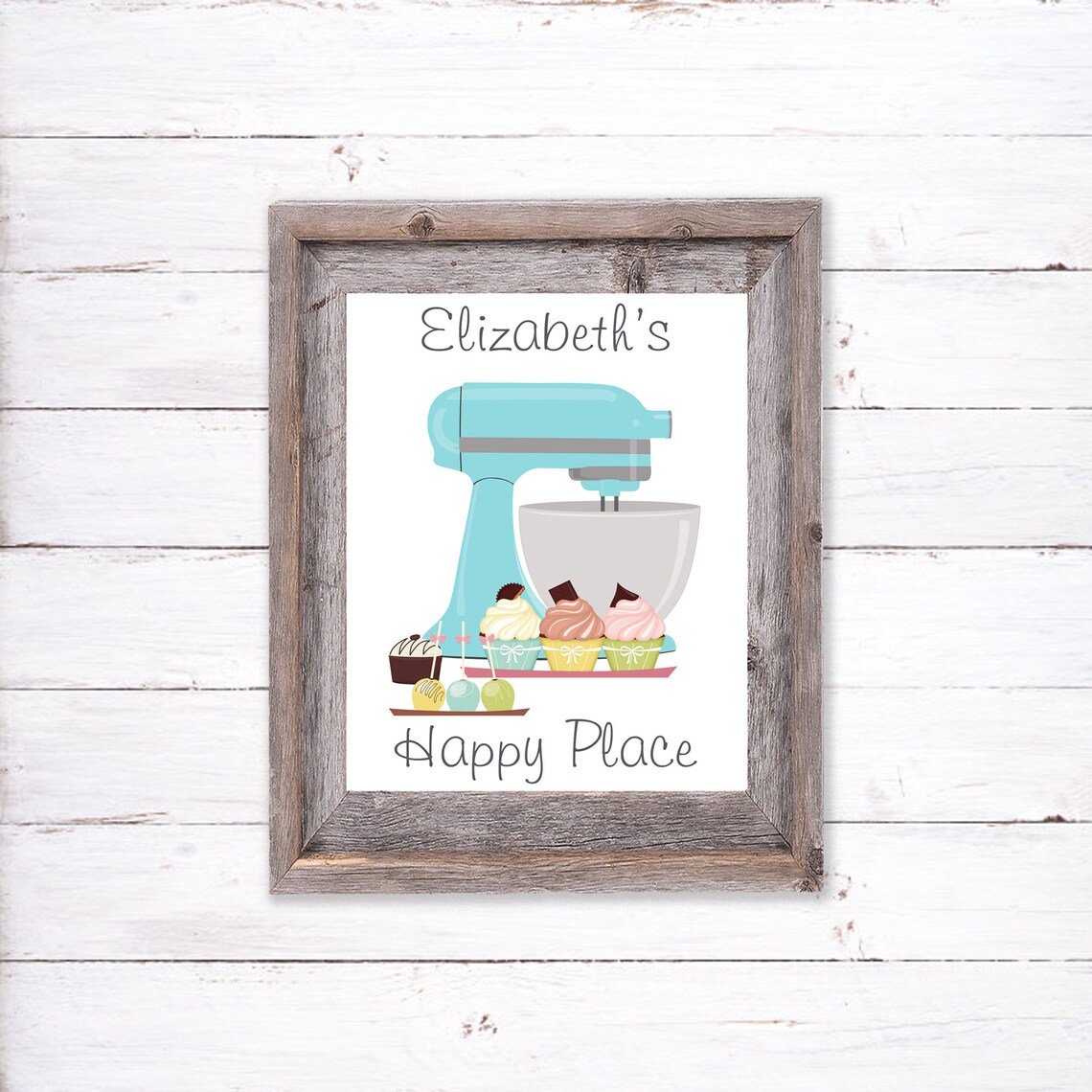 Personalized Baking Room Sign Printable Kitchen Art Home Decor | Etsy