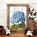 Hydrangea Printable Vintage Rustic Home Decor Flower Wall Art - Etsy