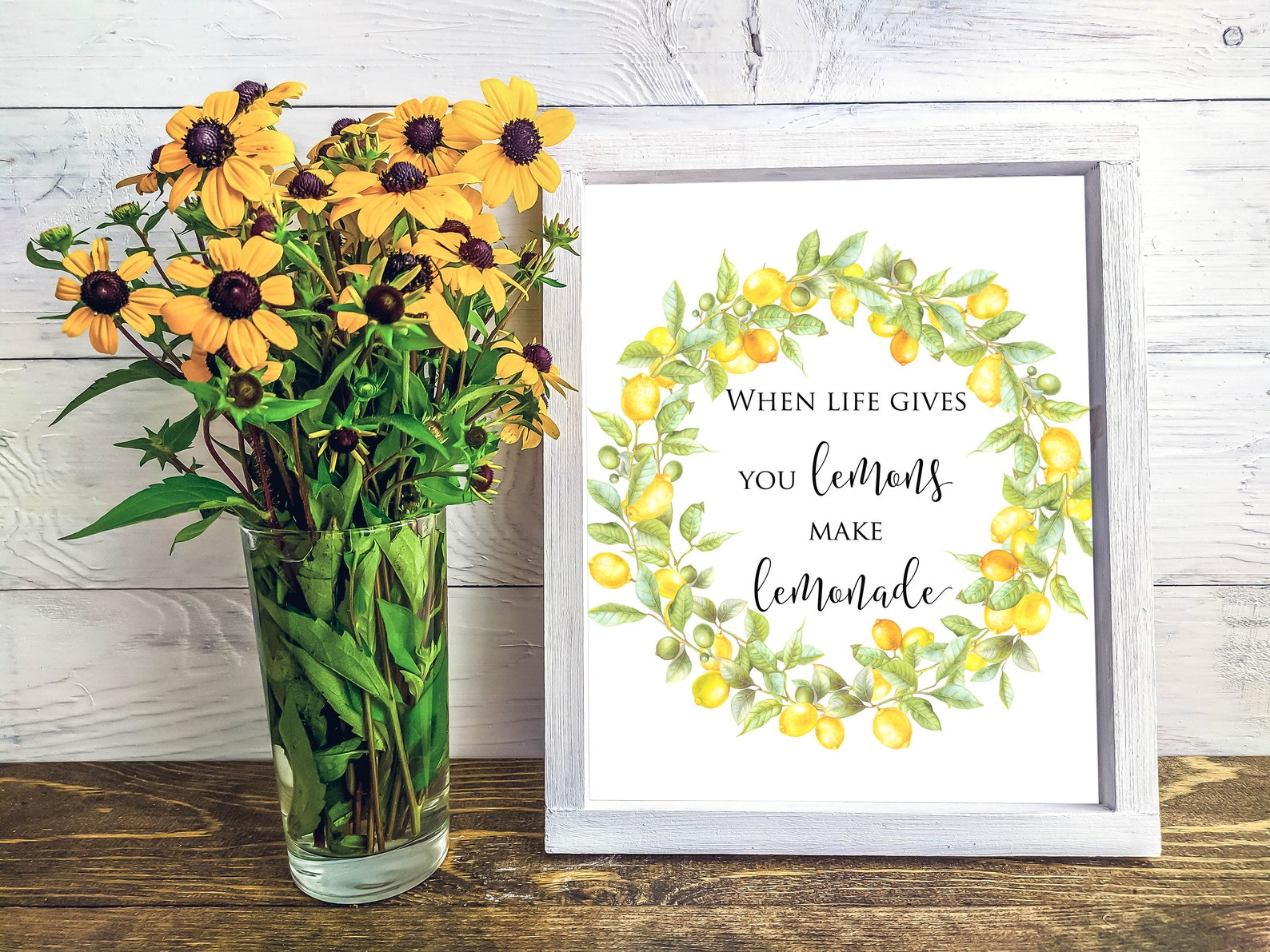 When Life Gives You Lemons Make Lemonade Printable Wall Art ...