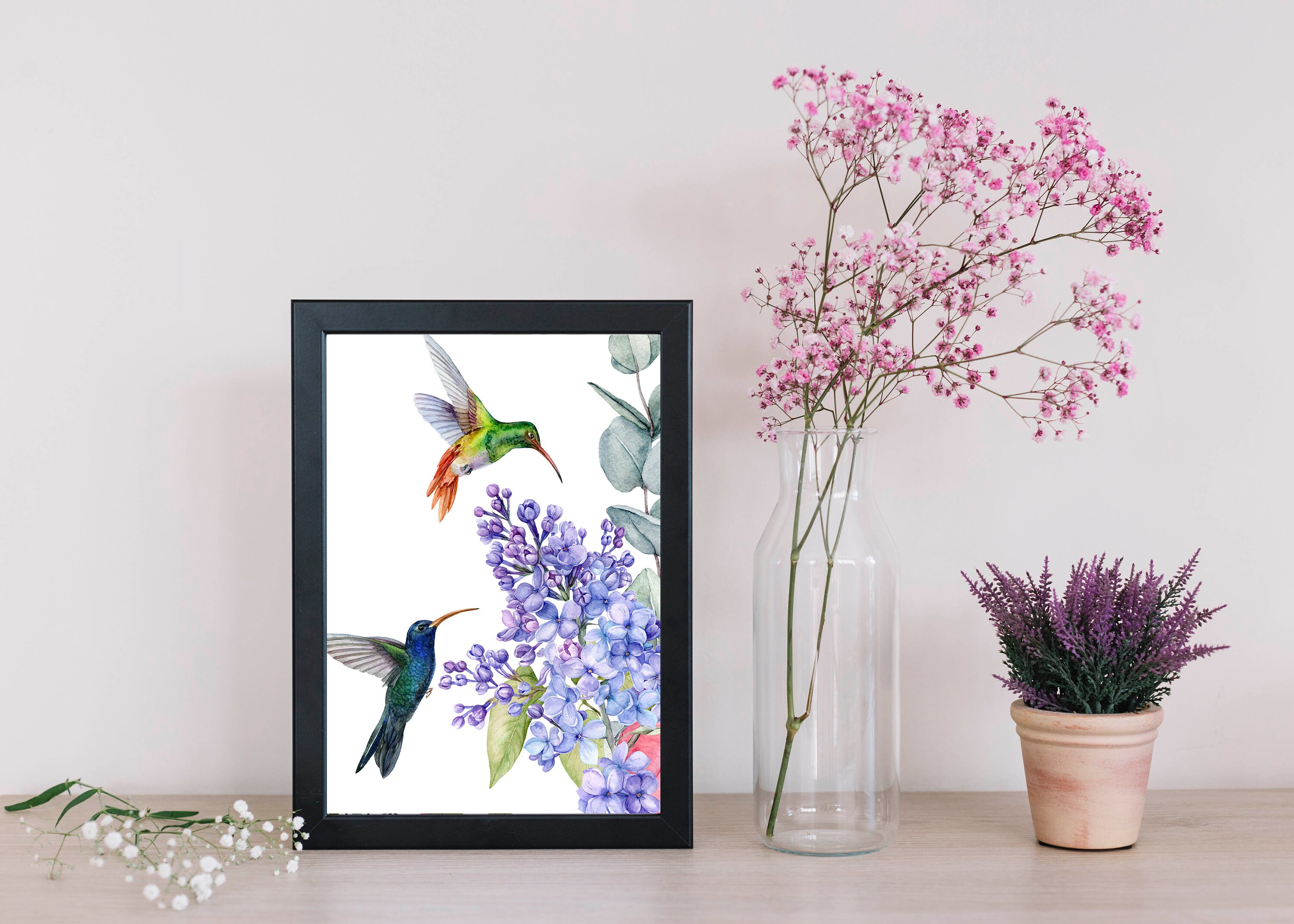 Hummingbird Printable Hummingbird Sign 5x7 8x10 11x14 16x20 | Etsy