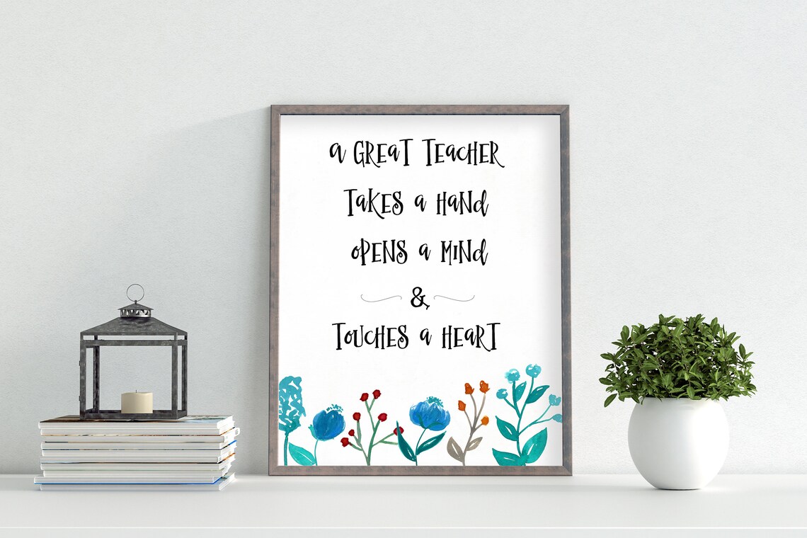 Teacher Printable Teacher Quote Motivational Quote - Etsy