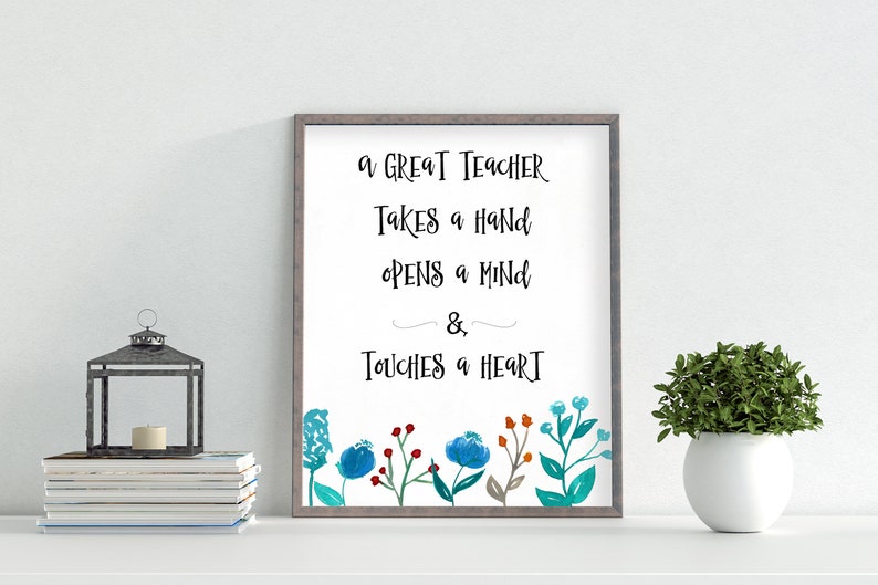 Teacher Printable Teacher Quote Motivational Quote - Etsy