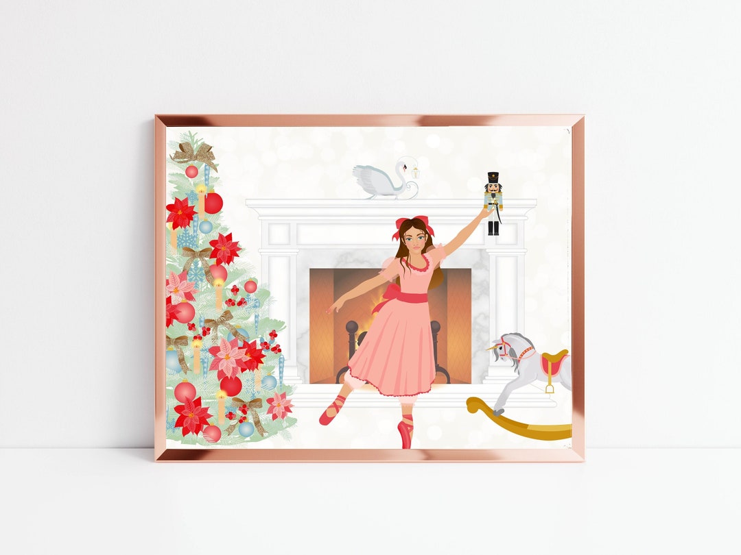 Nutcracker Printable Ballet Print 5x7 8x10 11x14 16x20 Christmas Print ...