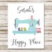Personalized Craft Room Printable Sign Craft Room Art Home Decor Sewing ...