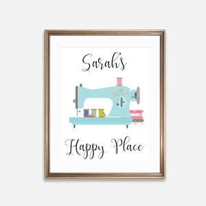 Personalized Craft Room Printable Sign Craft Room Art Home Decor Sewing ...