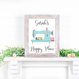 Personalized Craft Room Printable Sign Craft Room Art Home Decor Sewing ...