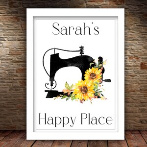 Personalized Craft Room Printable Craft Room Sign Home Decor Sewing ...