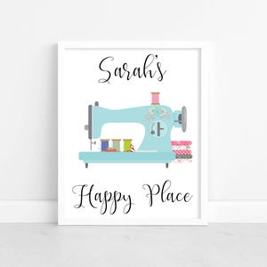Personalized Craft Room Printable Sign Craft Room Art Home Decor Sewing ...