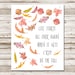 Fall Quote Printable Life Starts All Over Again Fall Home DIY - Etsy