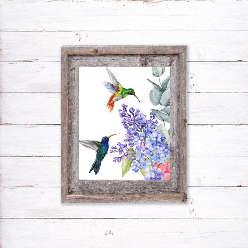 Hummingbird Printable Hummingbird Sign 5x7 8x10 11x14 16x20 | Etsy