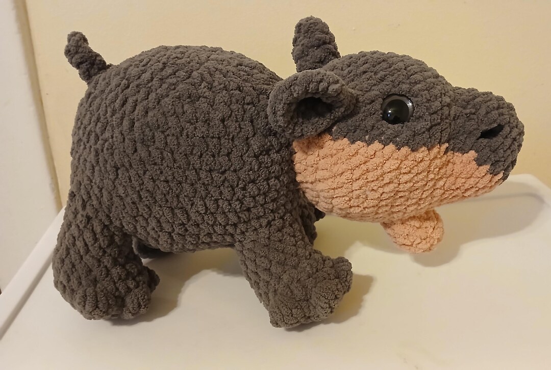 Moo Deng Plushie Baby Pygmy Hippo - Etsy