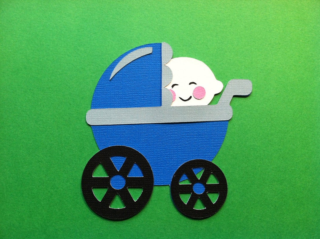 Baby Boy Carriage Paper Piecing - Etsy