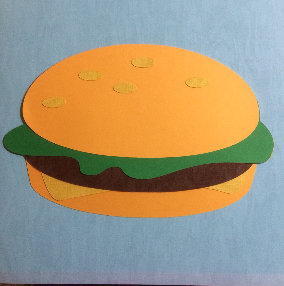 Hamburger Craft For Preschoolers
