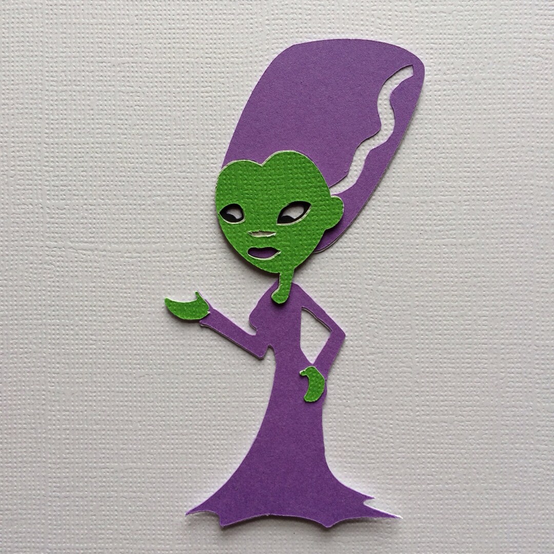 Bride of Frankenstein Halloween Paper Piecing - Etsy