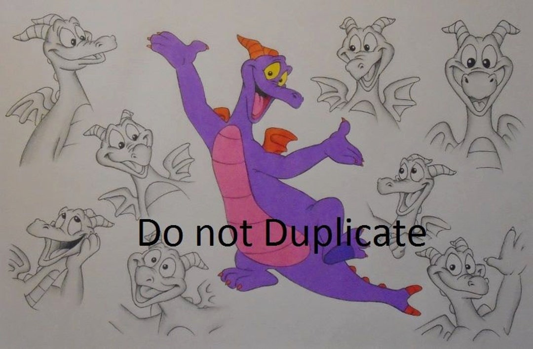 Figment 11 X 17 Colored Pencil Drawing Montage Print - Etsy